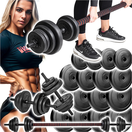 Zestaw 30 kg sztanga 2w1 hantle Pretorians w sklepie BE-ACTIVE.PL