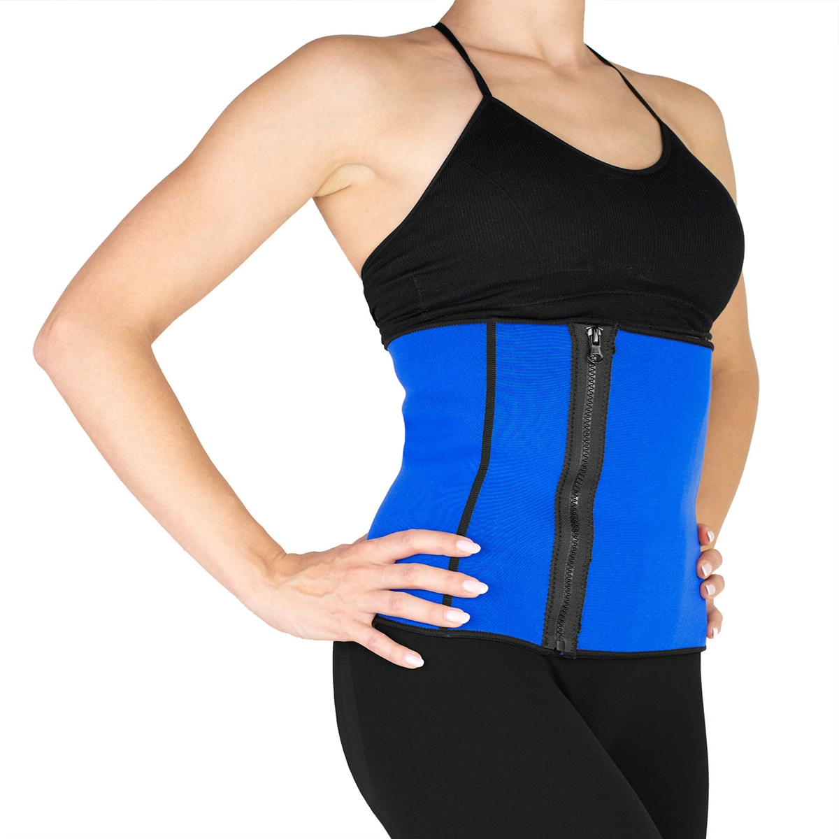 Pas wyszczuplający neoprenowy odchudzający brzuch Pretorians niebieski ...