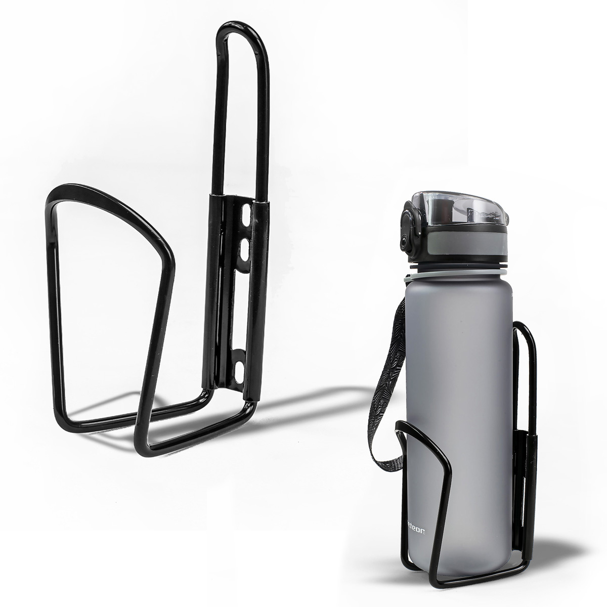 Uchwyt koszyk rowerowy na bidon butelkę metalowy UB1 - BE-ACTIVE.PL